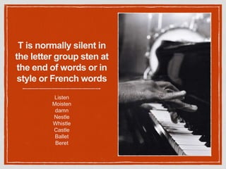 Silent letters | PPTX