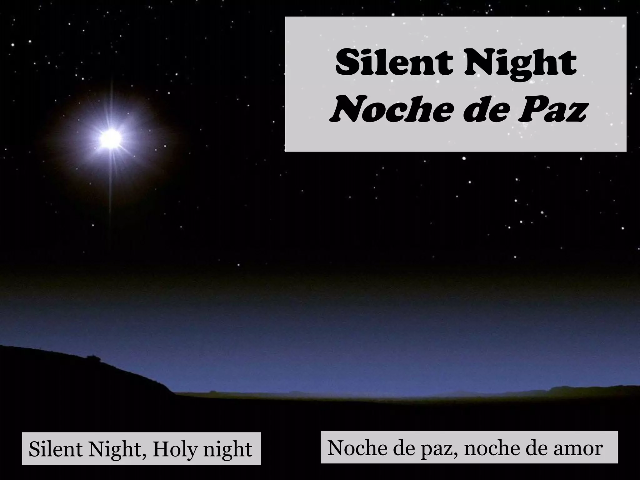 Silent Night - Noche de paz | PDF