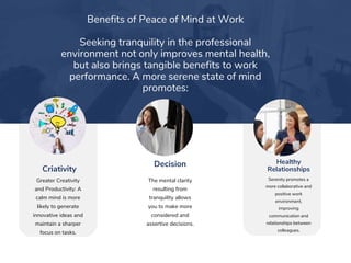 Silent Peace of Mind at Work Achieving Mental Peace in the Professional ...
