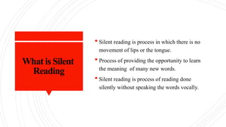 Silent Reading . | PPTX