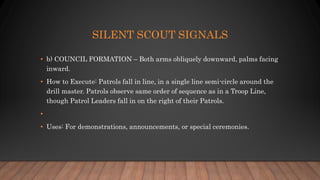 Silent scout signals | PPTX