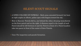 Silent scout signals | PPTX