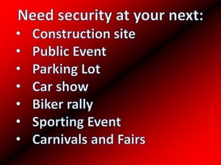 Silent sentry | PPTX