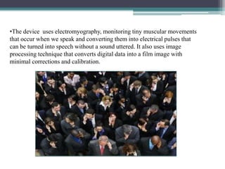 Silent sound interface | PPT