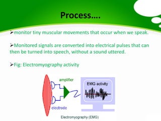 Silent sound technology | PPTX