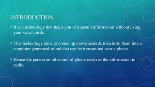 Silent_Sound_Technology_using _electromyography & image processing [1].pptx