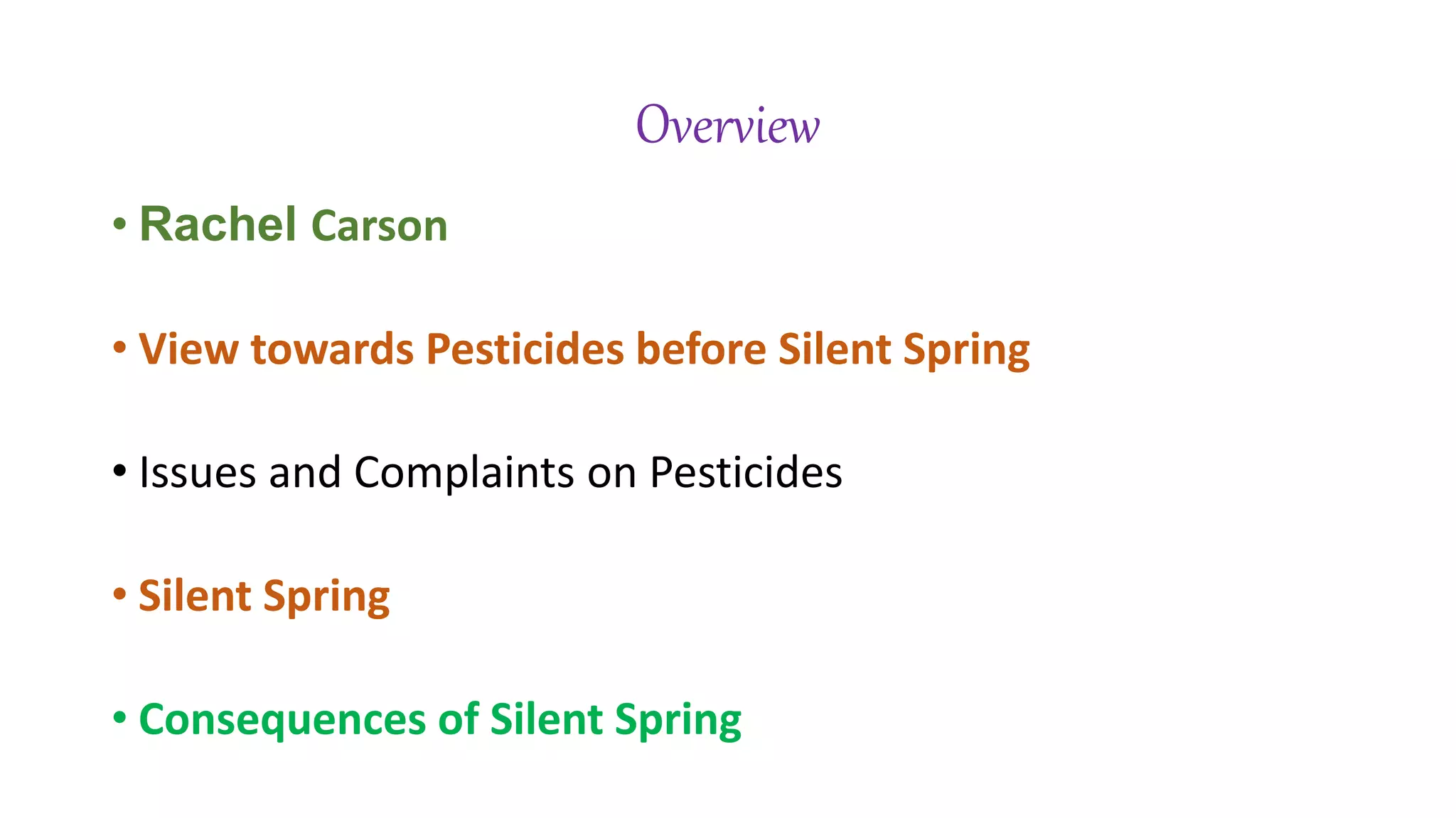 Silent Spring | PPTX