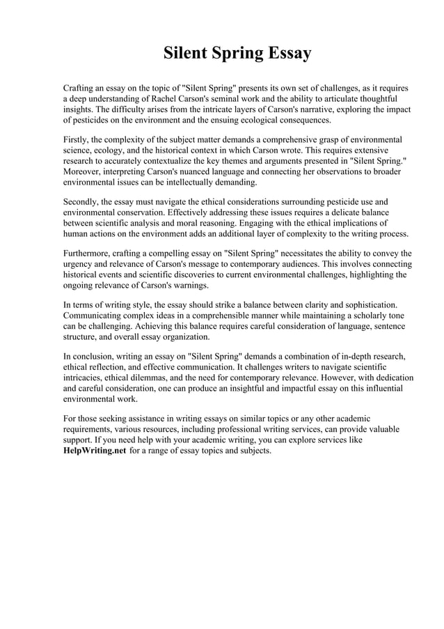 Silent Spring Essay.pdf