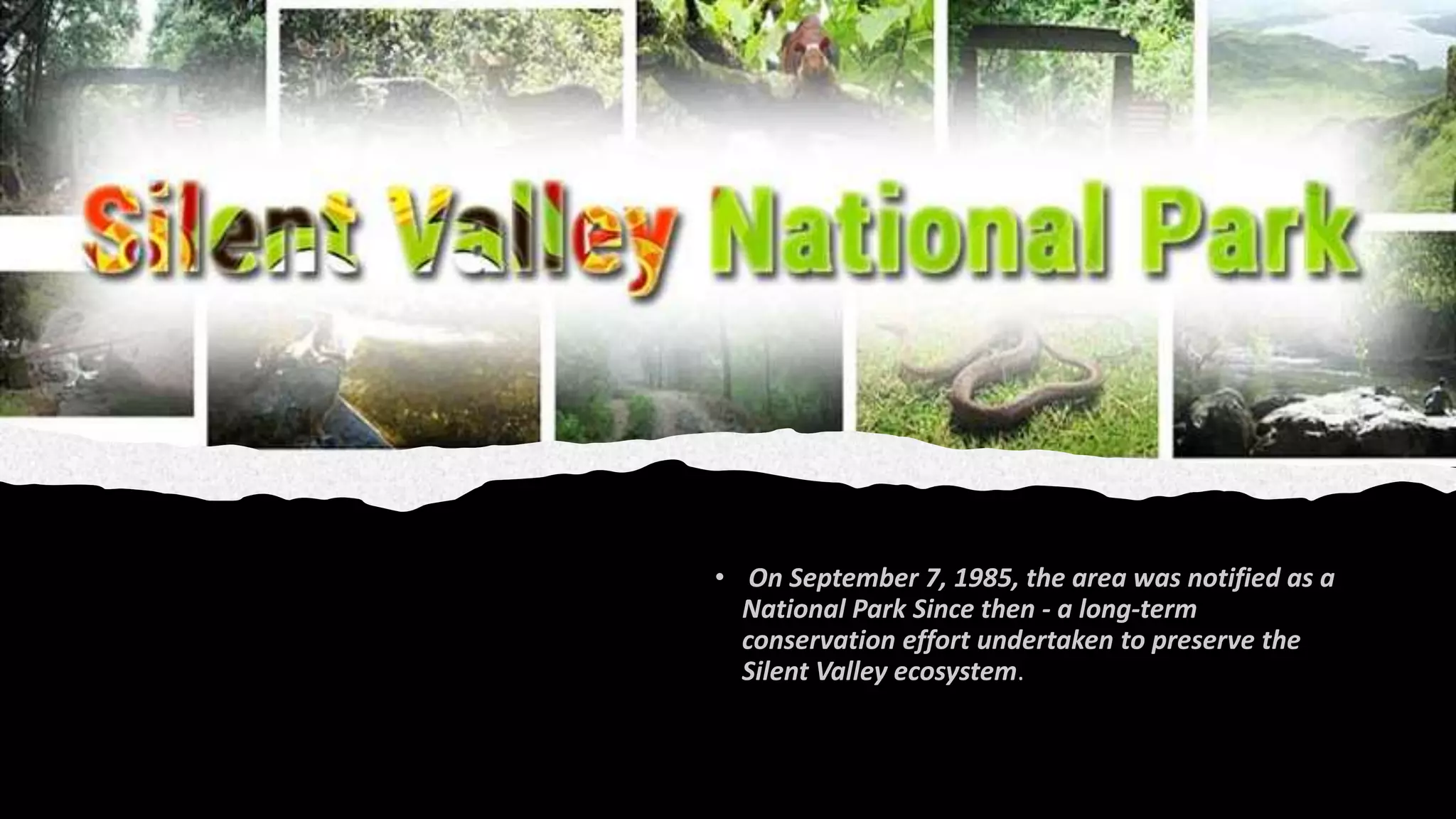 Silent valley case study | PPTX