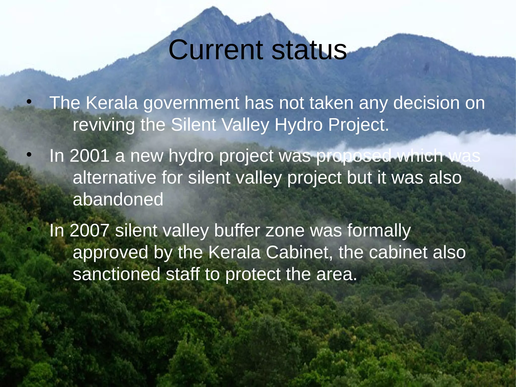 Silent valley movement | ODP
