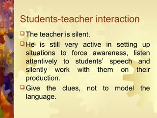 Silent way method | PPT