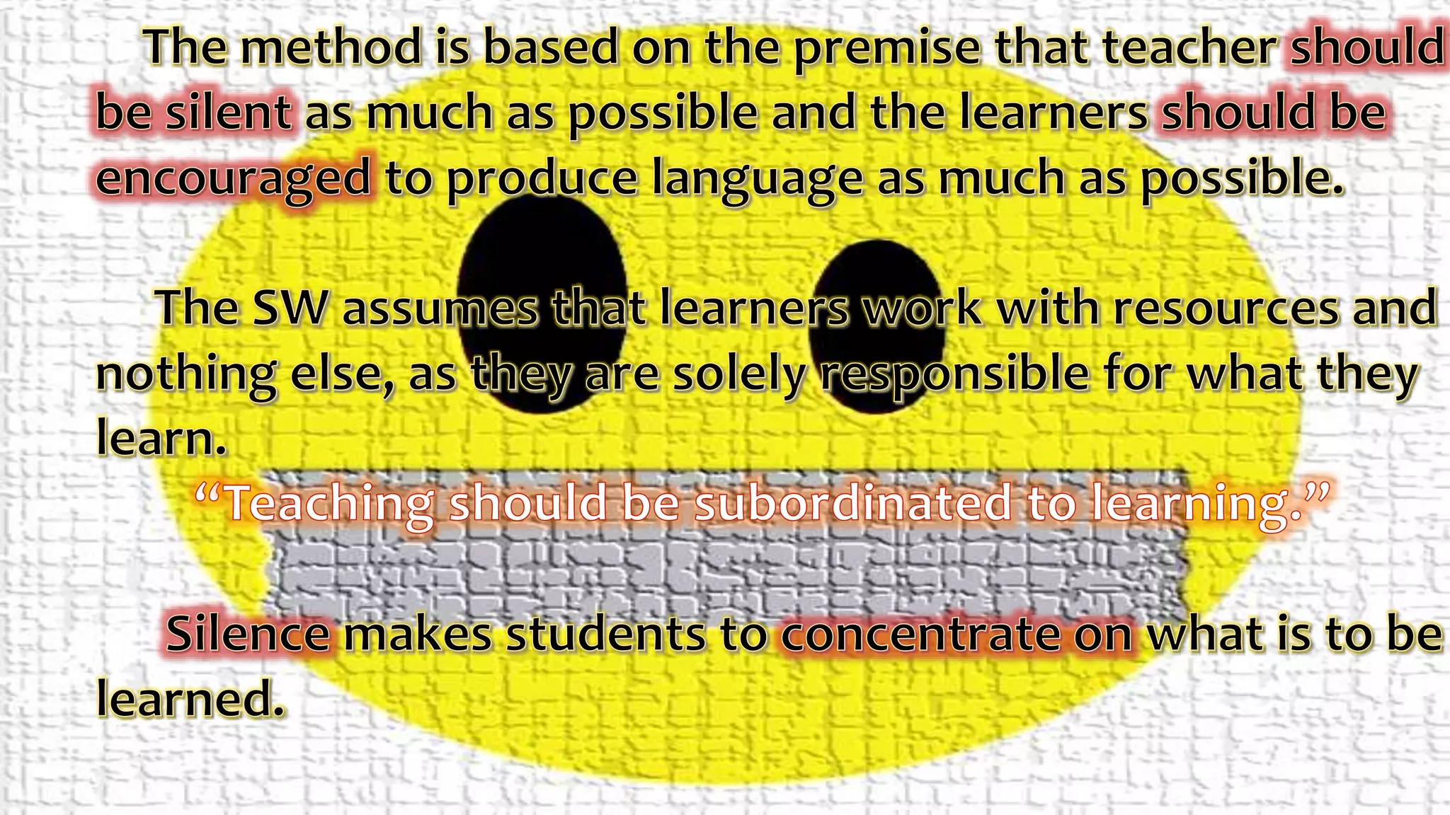 Silent way method by solmaz.m | PPT
