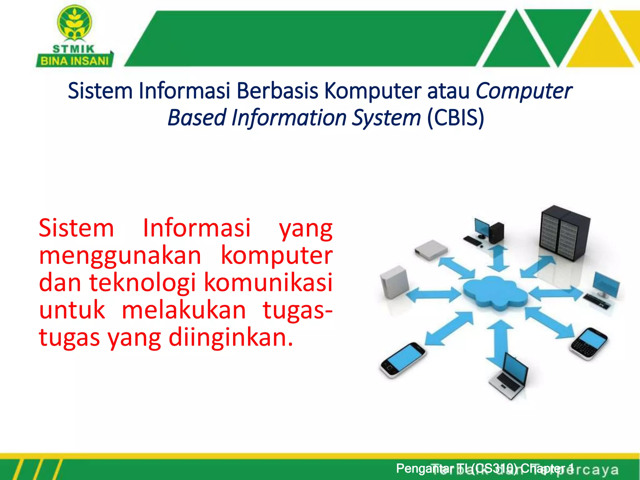 Sile ppt chapter 1 pti stmik | PPTX