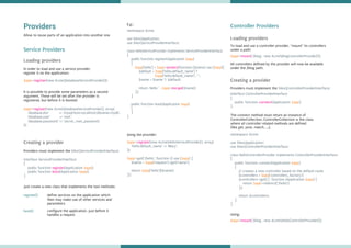 Silex Cheat Sheet | PDF