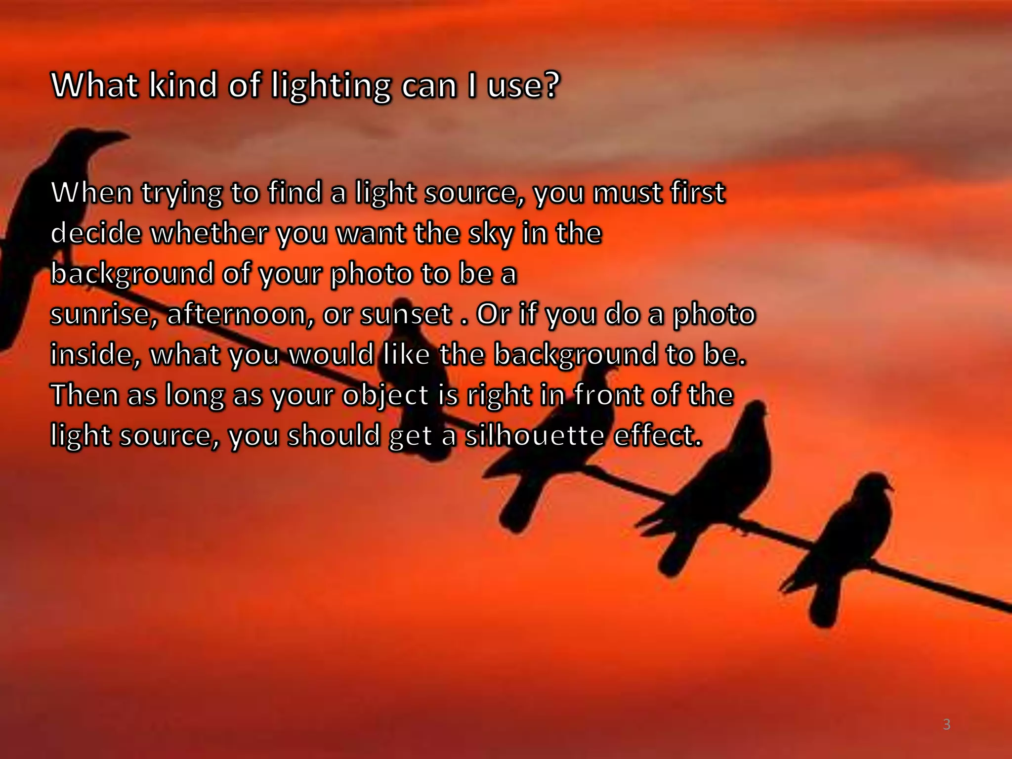 Silhouette Photography Slideshow | PPTX