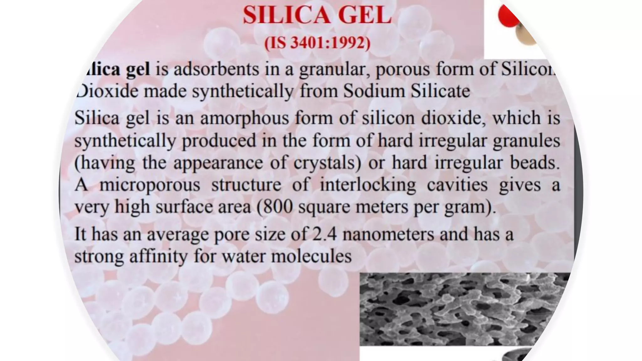 Silica gel : Project Information, technology sourcing | PPT