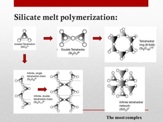 Silica polymerization in igneous processes. | PDF