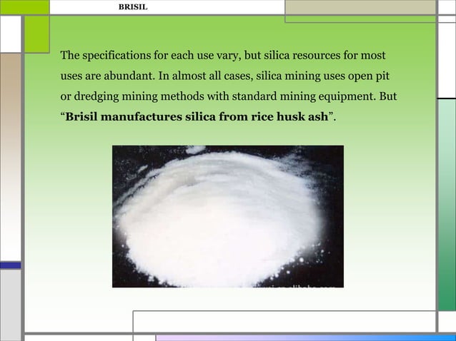 Silica & its applications | PPTX