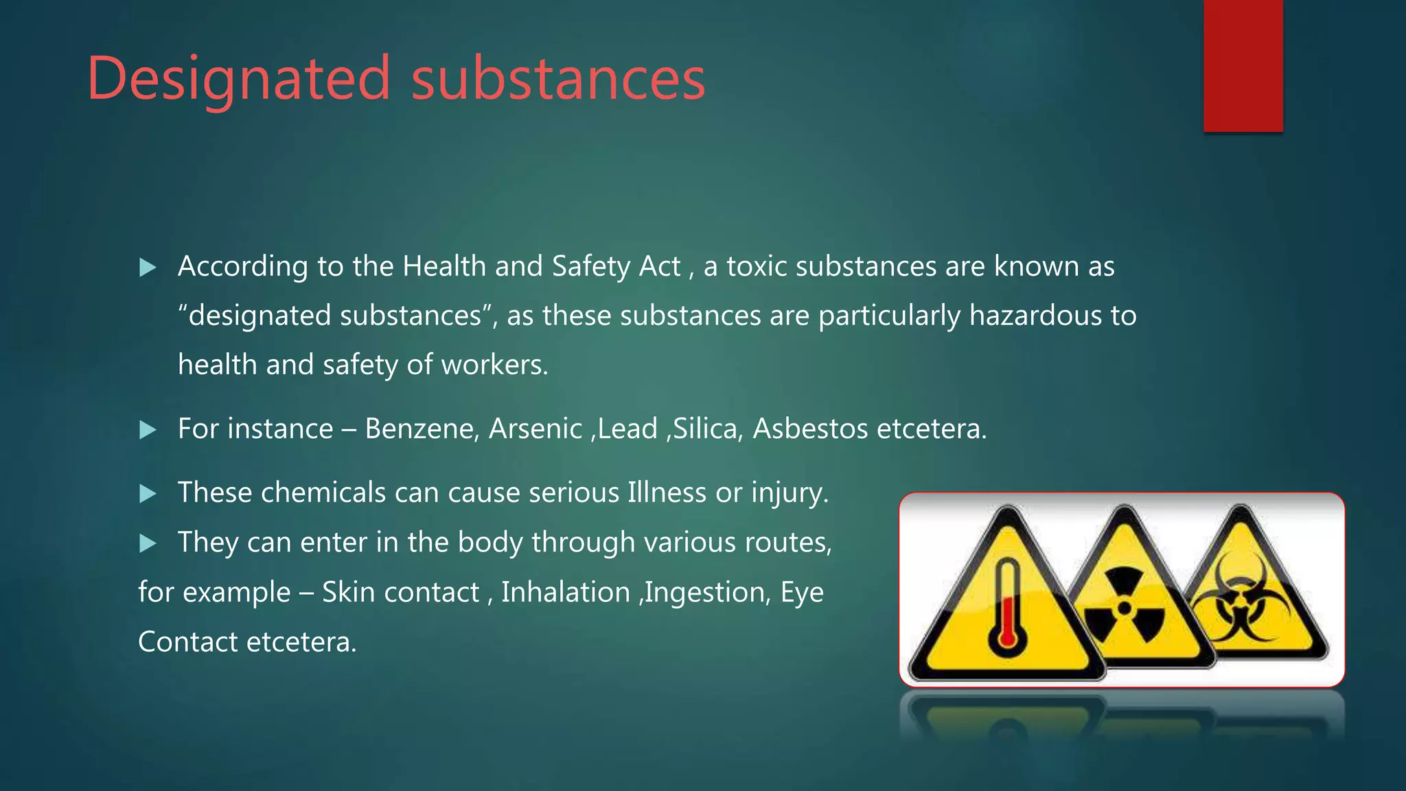 Silica as hazardous substance | PPTX