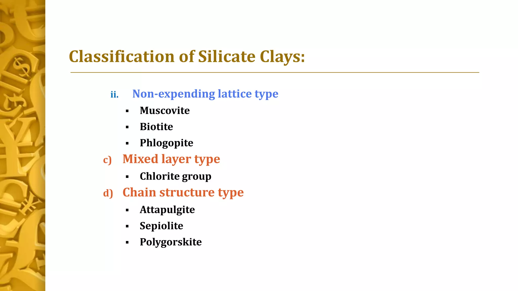 Silicate clay.(Morshed) | PPTX