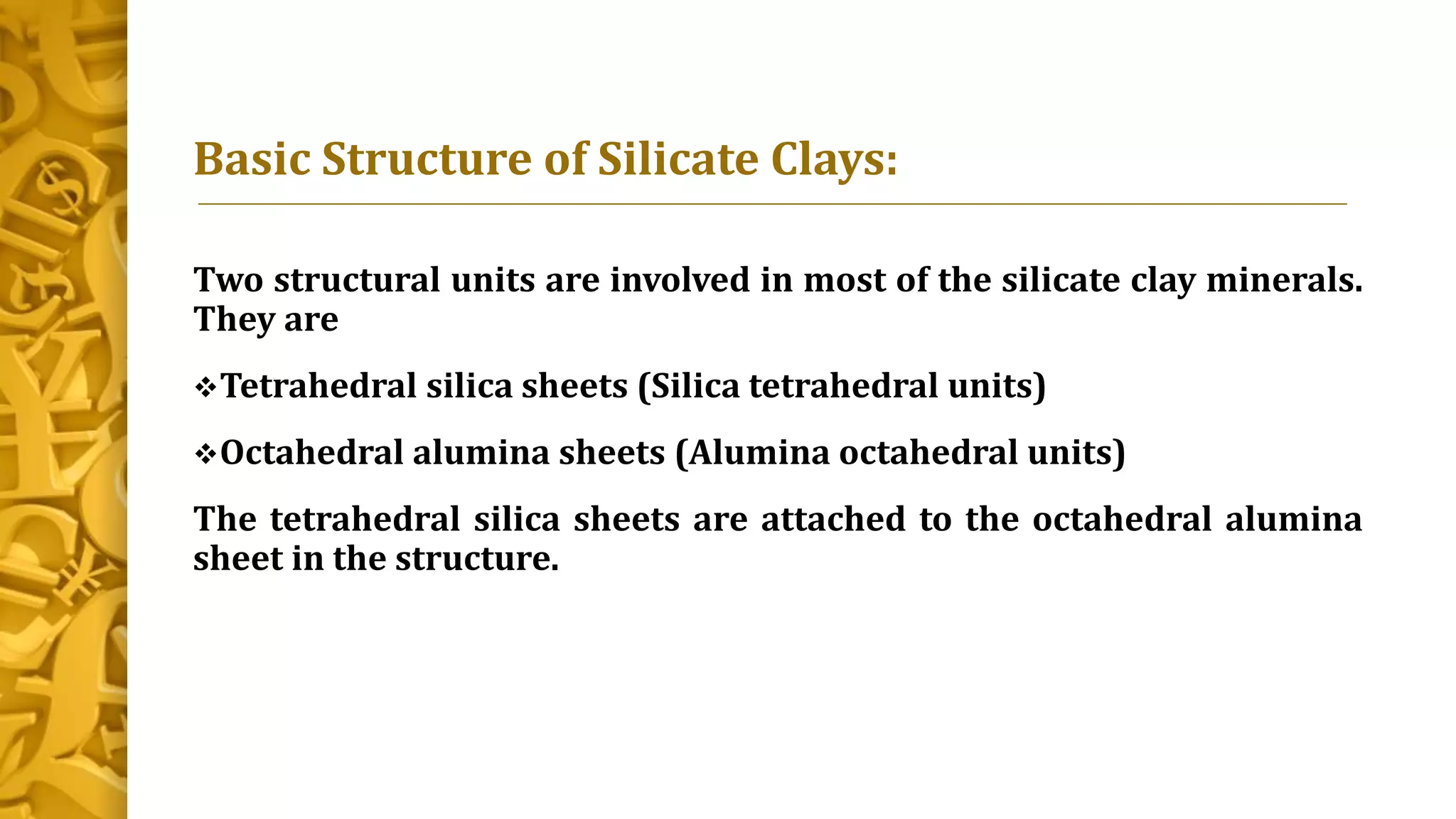 Silicate clay.(Morshed) | PPTX