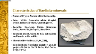 Silicate clay.(Morshed) | PPTX | Chemistry | Science