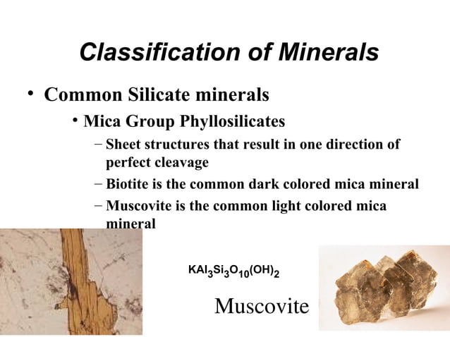 Silicates minerals and type of bonding in silicate mineral | PPT