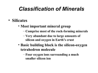 Silicates minerals and type of bonding in silicate mineral | PPT