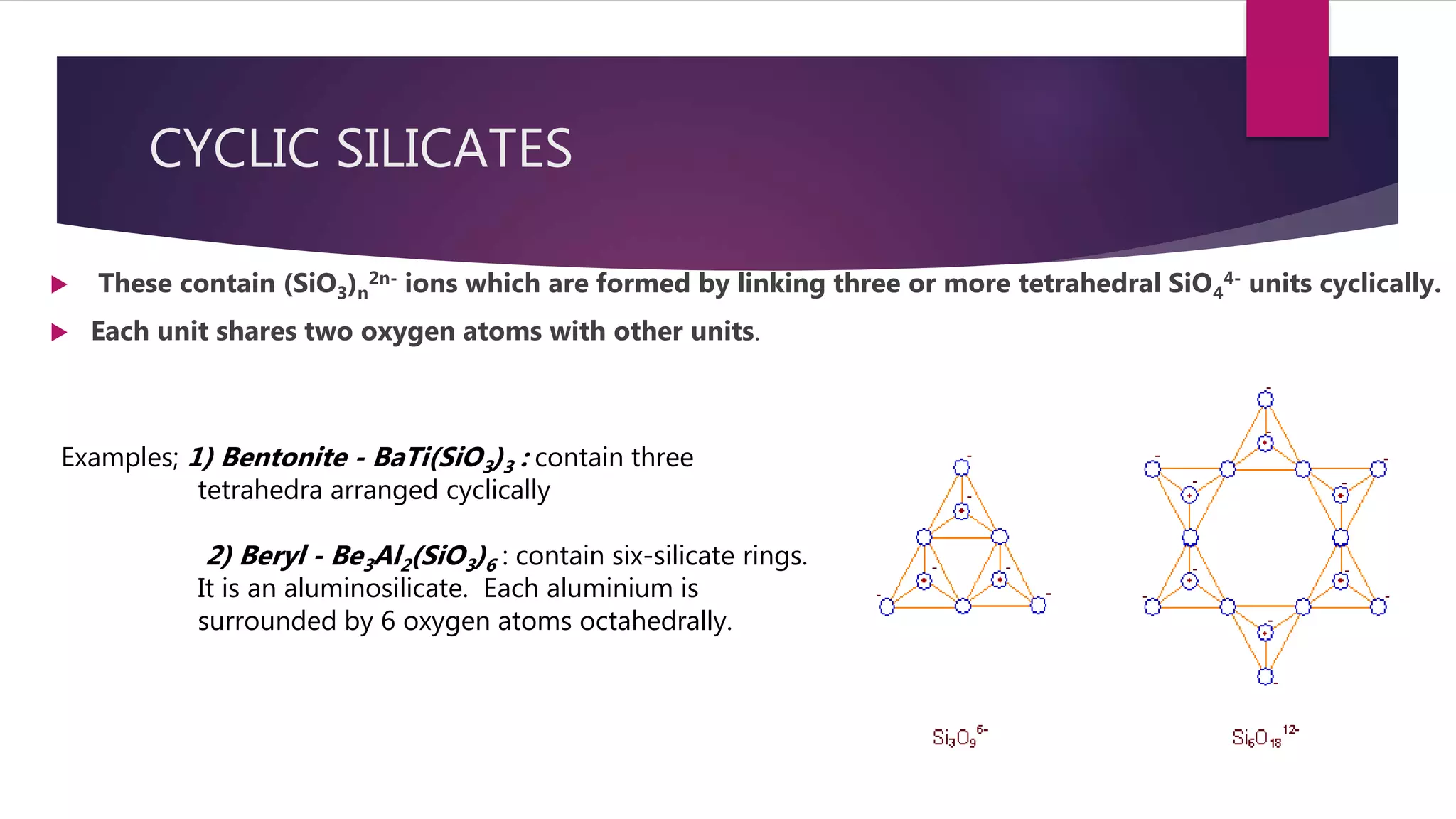 Silicates - Sheetal Sequeira | PPTX
