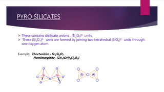 Silicates - Sheetal Sequeira | PPTX