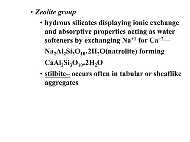 silicates are a class of silicon compounds.ppt