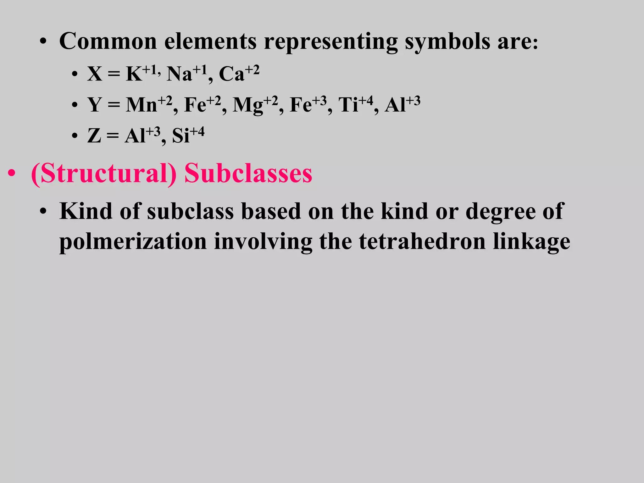 Silicates in geology based | PPT