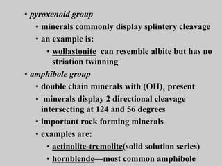 Silicates in geology based | PPT