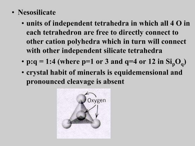 Silicates in geology based | PPT