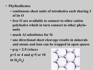 Silicates in geology based | PPT