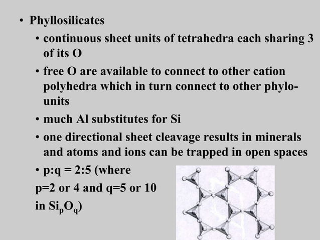Silicates in geology based | PPT