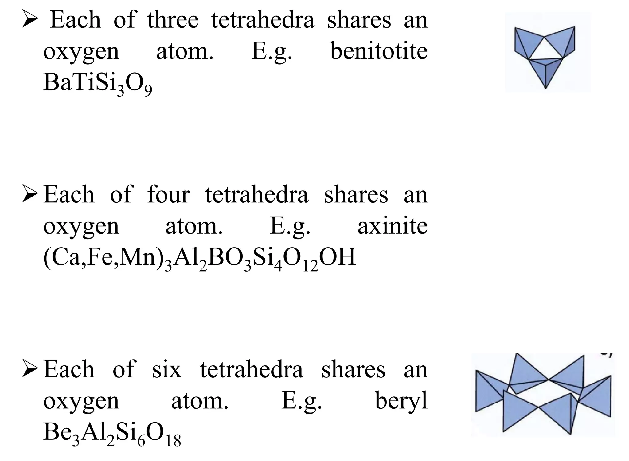 Silicate structure and its classification | PPTX