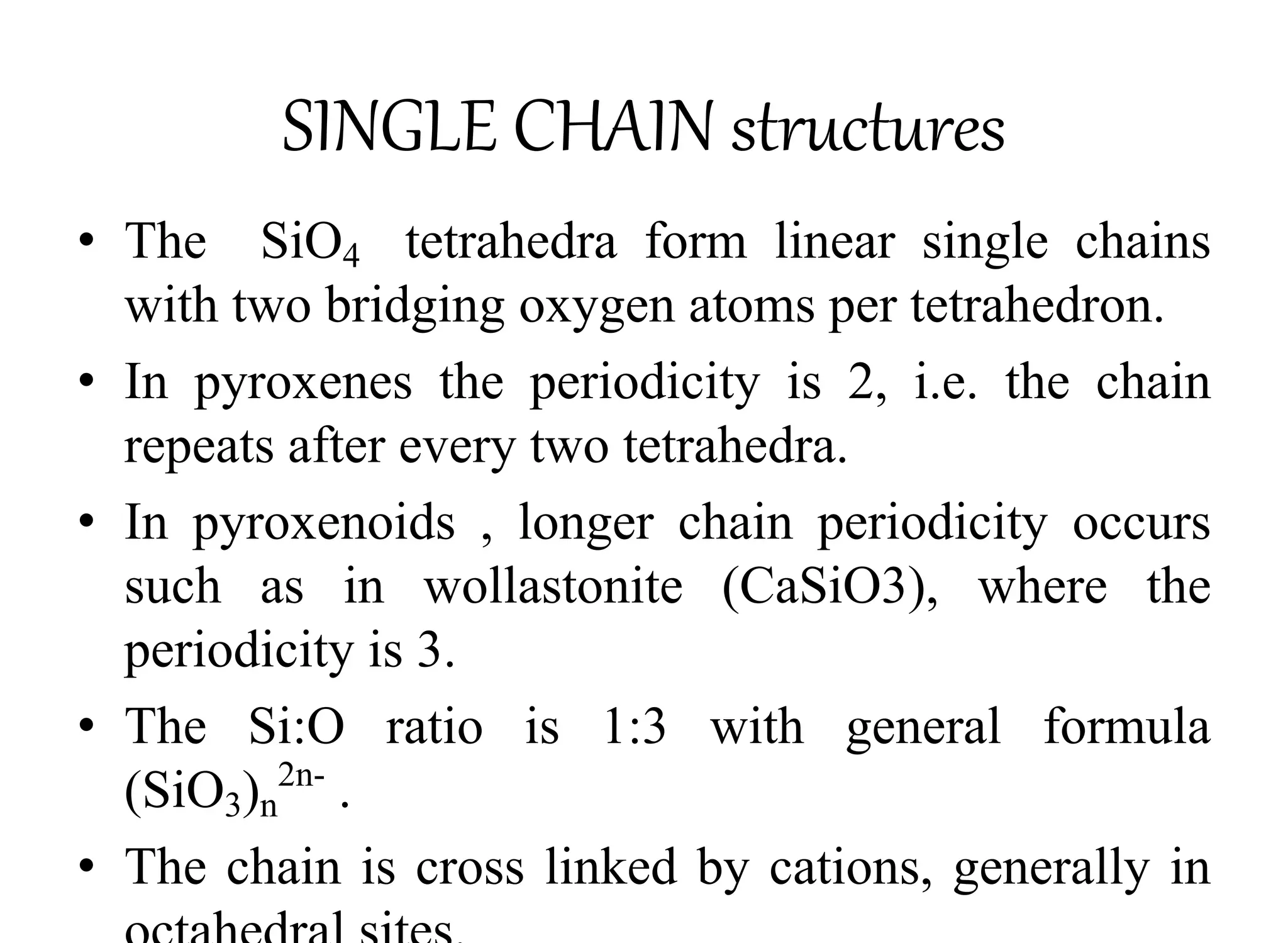 Silicate structure and its classification | PPTX