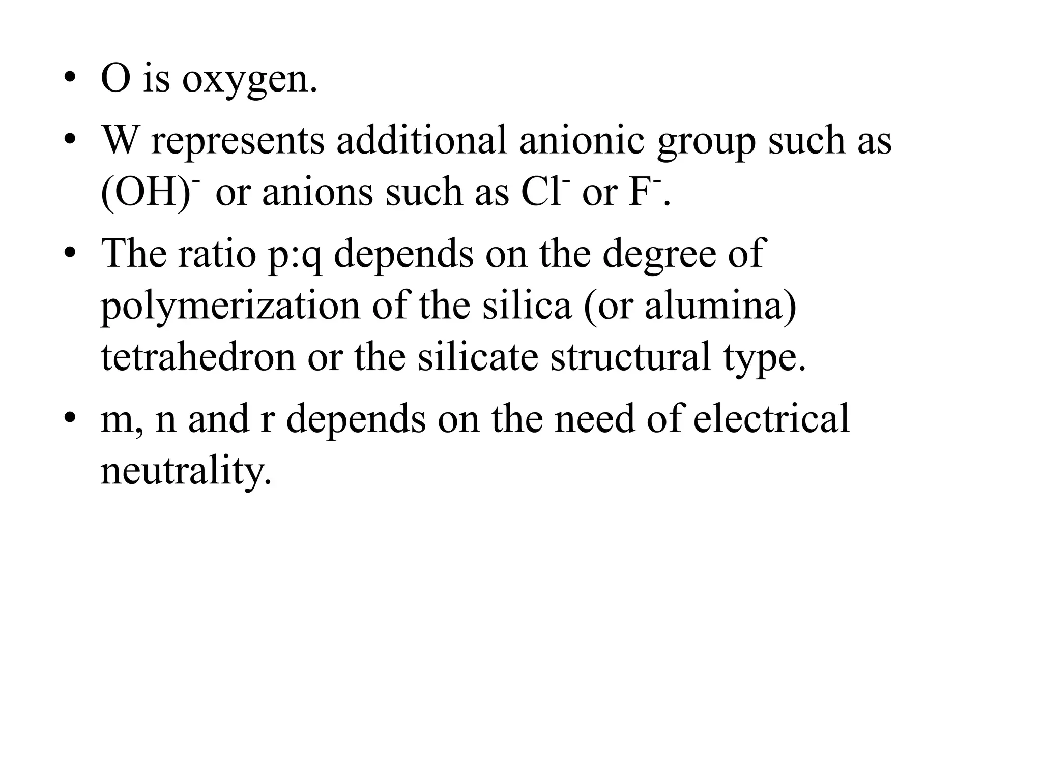 Silicate structure and its classification | PPTX