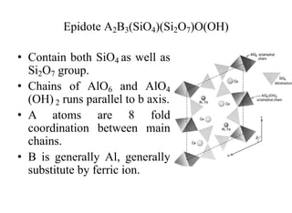 Silicate structure and its classification | PPTX