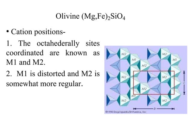 Silicate structure and its classification