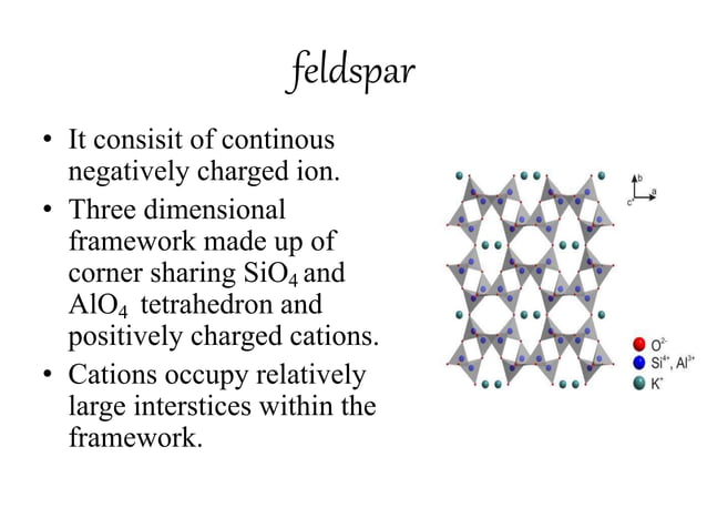 Silicate structure and its classification