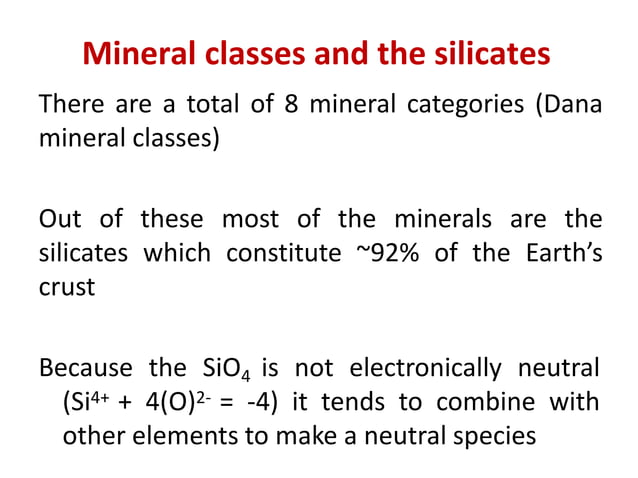Silicate Structures.pdf | Chemistry | Science