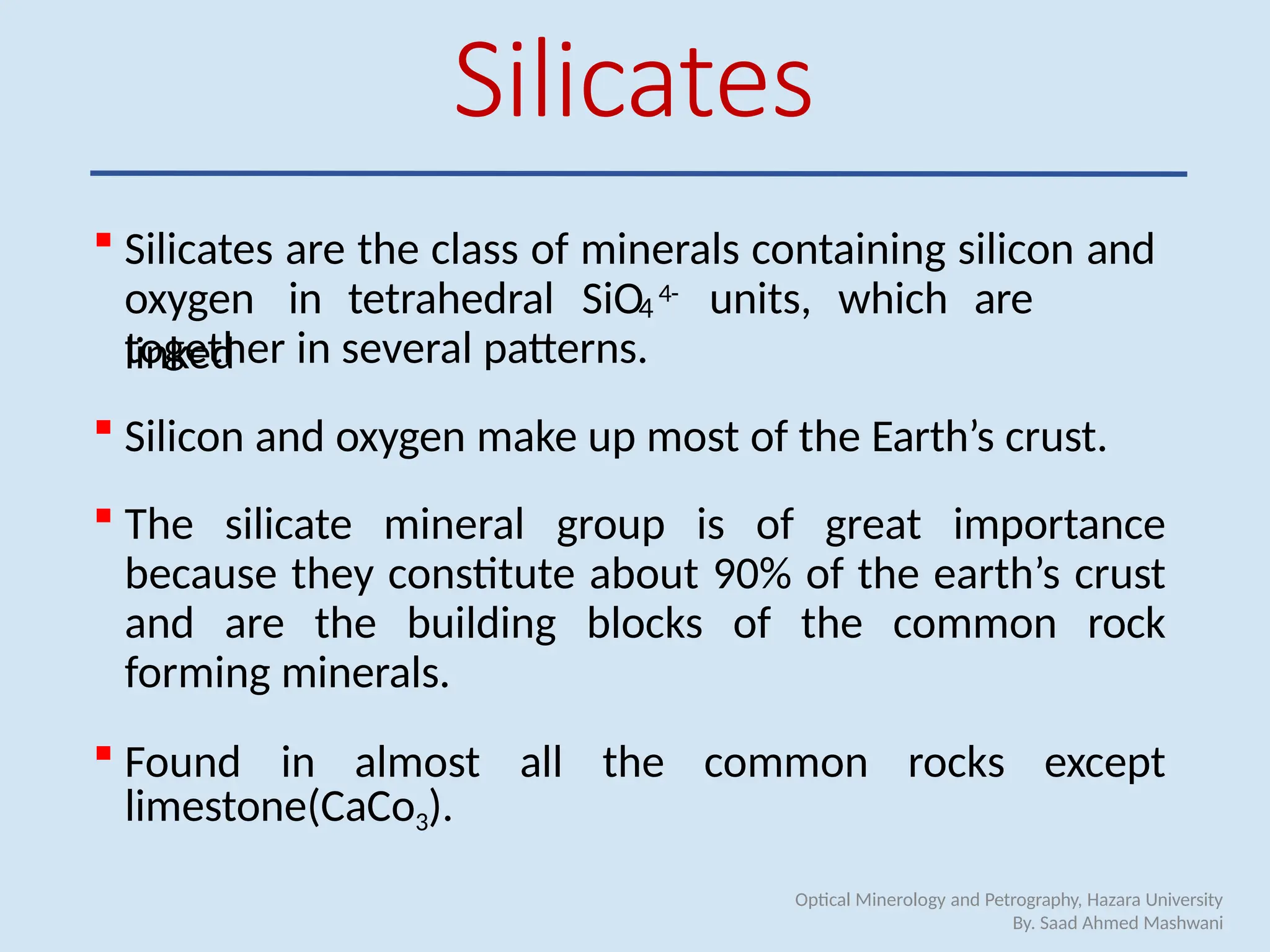 Silicate Structures (2).pptx............ | PPT