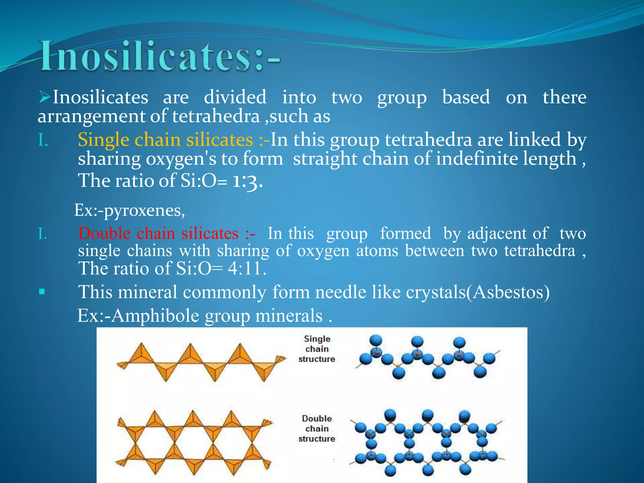 The Silicate stuctures | PPTX