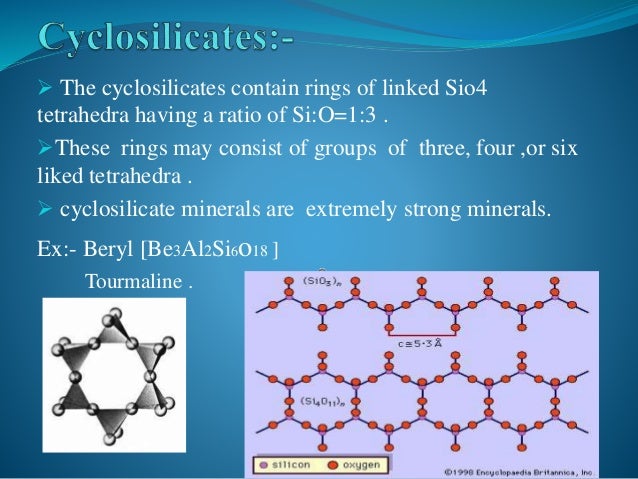 The Silicate stuctures