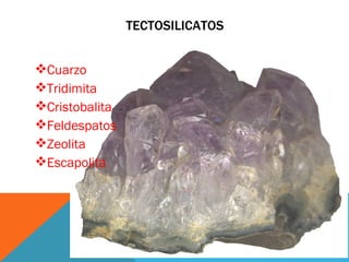 Silicatos trabajo materiales | PPT