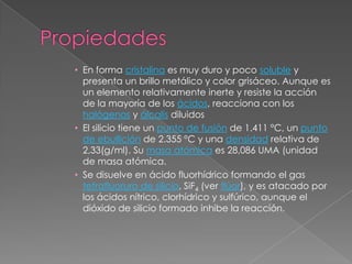 Silicio | PPTX