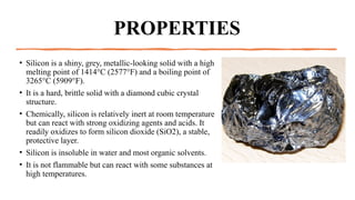 Silicon with multiple benefits and uses. | PPT