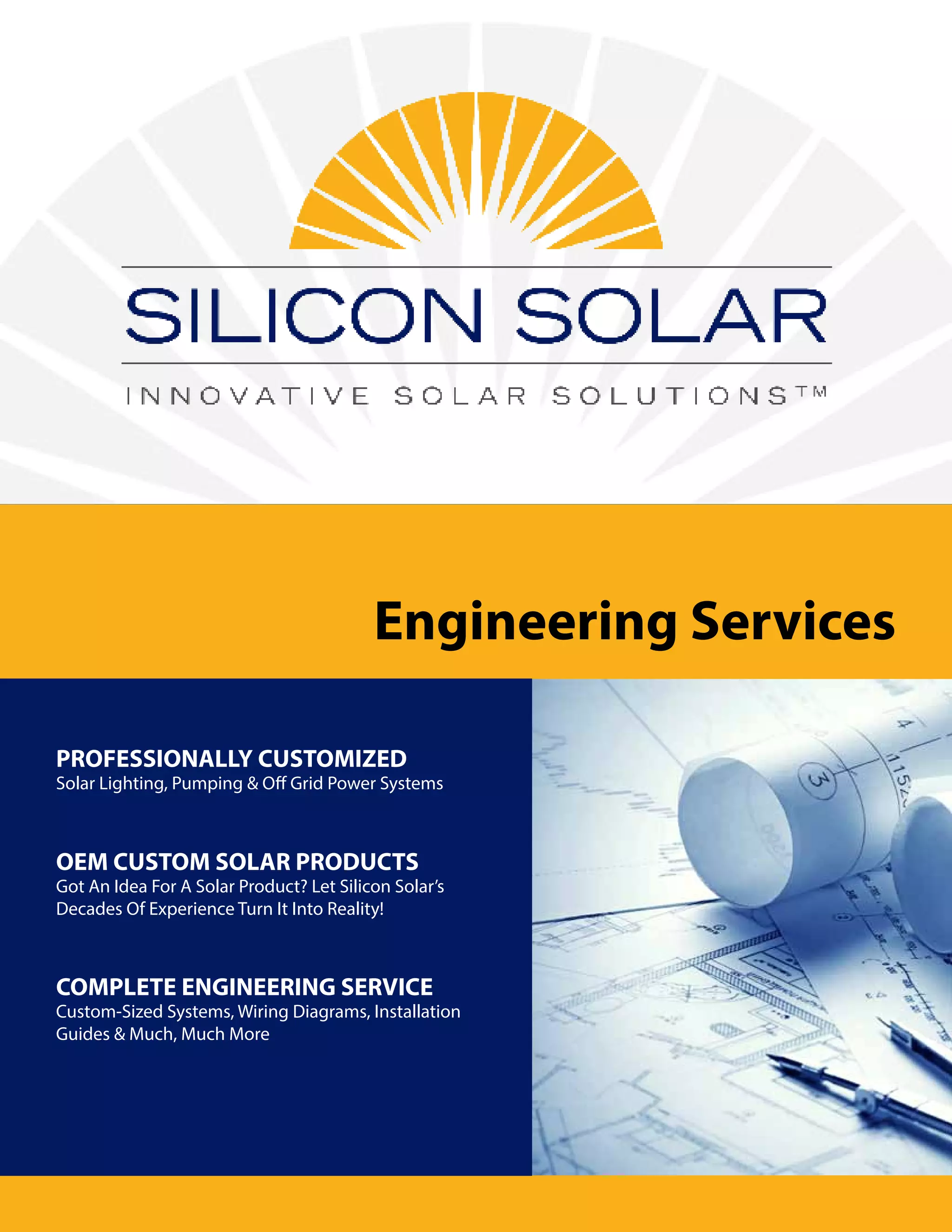 Silicon Solar Brochure - Solar Engineering Services | PDF